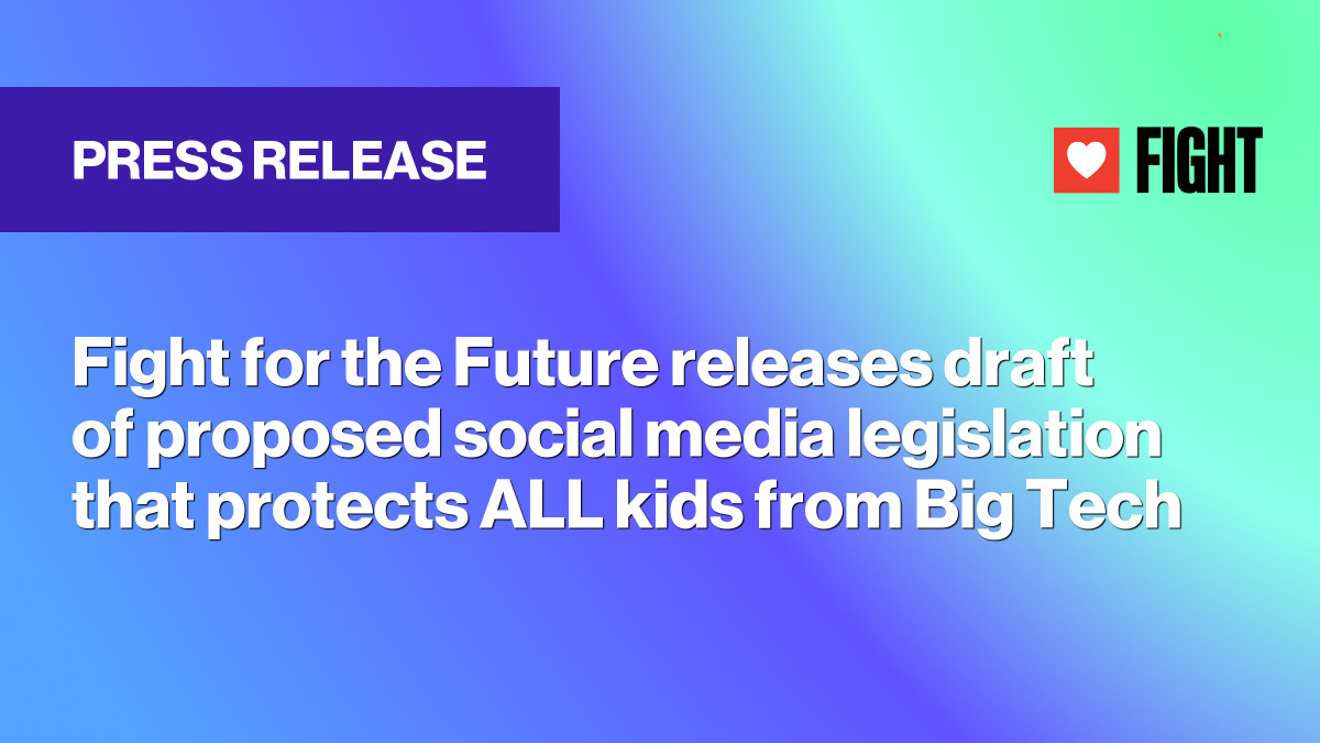 Fight for the Future releases draft of proposed social media ...