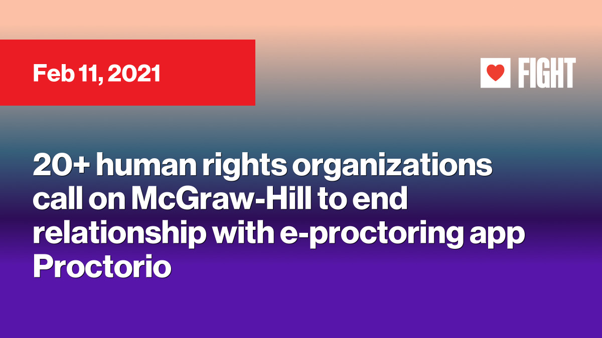 20+ human rights organizations call on McGraw-Hill to end relationship ...