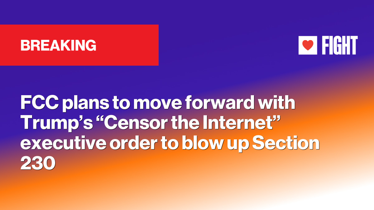 BREAKING: FCC plans to move forward with Trump’s “Censor the Internet ...
